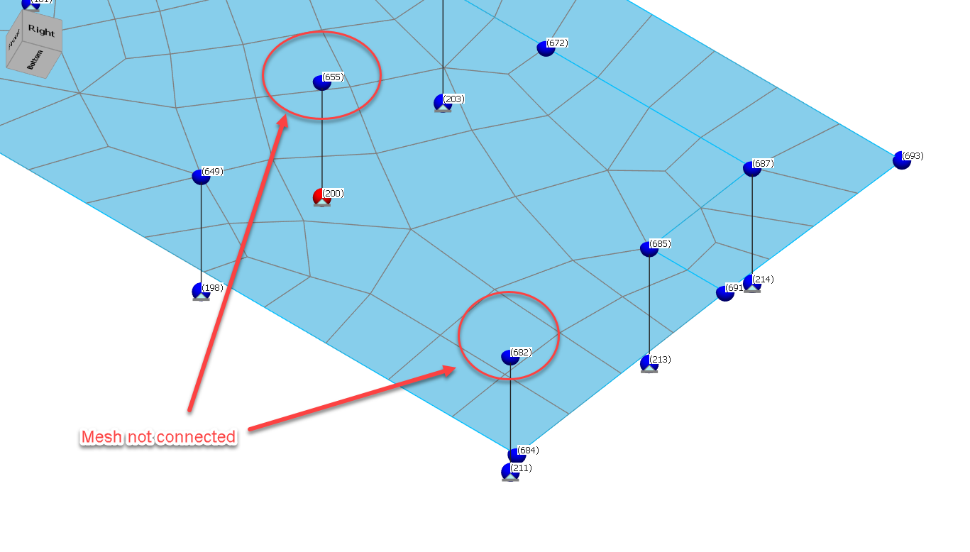 Meshing Connectivity Issues: Missed Column Node Connections ...