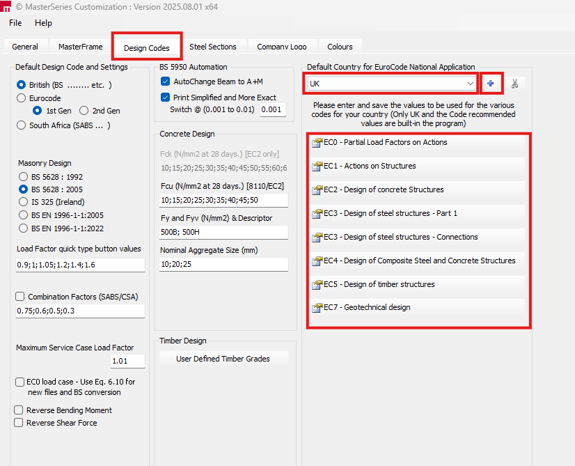 Managing National Annexes | MasterSeries Help