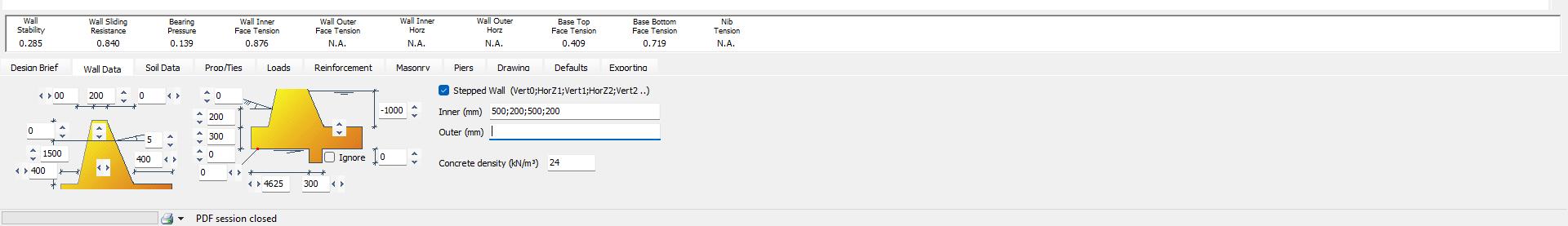 Stepped Gravity Masonry Garden Wall | MasterSeries Help