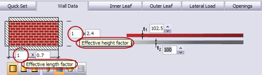 Masonry - Effective Height & Length of a Panel | MasterSeries Help